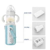 China Eco Trip Car Night Feeding 3 in 1  constant temperature baby food feeding bottle set with Formula Dispenser  240ml PPSU for sale