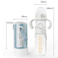 China 3 in1 Anti Colic Smart Thermostat Portable USB Bottle  warmer With Formula Dispenser Night feeding bottle without Get up for sale