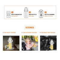 China Customized logo USB Portable Travel outdoor PPSU feeding  baby  warmer bottle gift set Anti-Colic 240ml Formula Maker for sale
