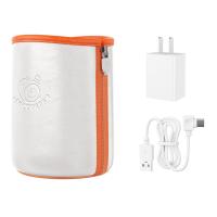China USB Breast Milk Baby Feeding Bottle Warmer Portable 42℃ Thermostat For Travel for sale