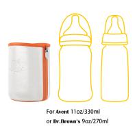 China USB Breast Milk Baby Feeding Bottle Warmer Portable 42℃ Thermostat For Travel for sale