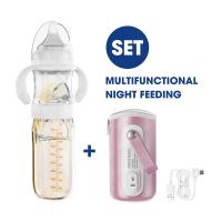 China Formula Dispenser PPSU Baby Feeding Bottle 240Ml Medium Flow Phthalate free for sale