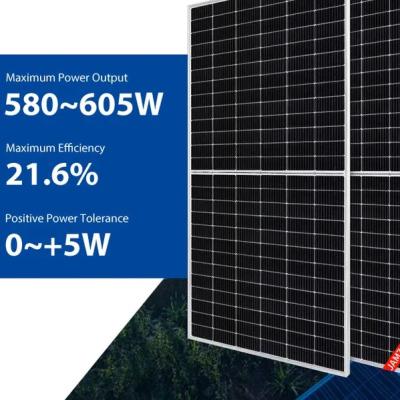 China 580W 585W Ja Solar All Black 590W 595W 600W 605W Bifacial Pv Panels for sale