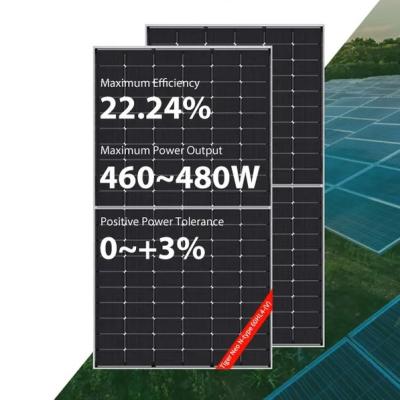 China 460W 465W Jinko N Type Solar Panels 470W 475W 480W Mono Perc Half Cell Solar Panels for sale