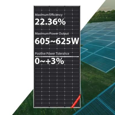 China 605W 610W Jinko Solar Panel 625W Warehouse All Black Mono Solar Panels for sale