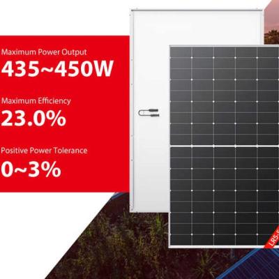 China Mono Qcells Longi 455w Solar Panel 435W 440W 445W 450W 108 Cell Solar Panel for sale