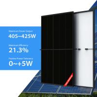 China 405W 410W Roof Top Solar Panels Trina Black Solar Panels Half Cells Home Use 415W 420W for sale
