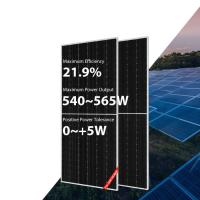 China JA Solar Photovoltaic Modules JAM72S30GR 540W 540wp 545W 550W 555W 560W 565W Mono Perc Solar Panels All Black for sale