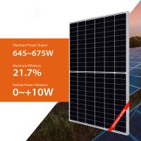 China 655W Canadian Solar Photovoltaic Modules 660W 675W Black Frame Mono Perc Solar Panel for sale
