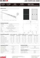 China Longi Himo M10 182mm 530w 535w 540w 545w 550w Solar Panels Photovoltaic Panel for sale