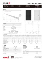 China Longi Mono Solar Panel Half Cell 540w 550w 555w 560w Solar Panels Set For Houses for sale