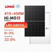 China Longi Solar Panel 415W 420W Longi Panel Solar 425W 430W 108 Cells HiMo Mono Silicon Solar Panels for sale