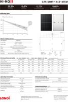 China Longi Himo 6 Explorer LR5-54HTH 415w 420w 425w 430w 435w Power Solar Panels for sale