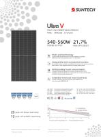 China Suntech Ultra V Half Cells Solar Photovoltaic Panels 540W 545W 550W 555W 560W for sale