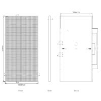 China 565W 570W Jinko Solar Panel 575W 580W 585W Bifacial Mono Perc Double Glass Module for sale