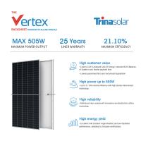 China TSM-DE18 Eff. 21.1% Trina Solar Vertex 500w Solar Panel 1000w 530w 535w 540w 545w 550w for sale
