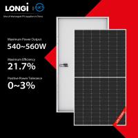 China 540W 545W Longi Solar Panel 555W 560W Transparent Photovoltaic Cells For Rooftop for sale