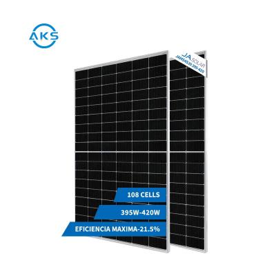 China 395W 400W Ja Solar Modules 415W 420W MBB Half Cell Module Monocrystalline Silicon for sale