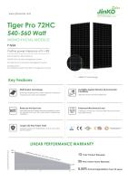 China AKS Jinko Solar Module Mono Photovoltaic 540W 545W 550W 555W 560W All Black for sale