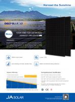 China Deep Blue 3.0 JA Solar Panels PERC 108 Cells Mono Harf Cell GR MBB 395W 400W 405W 410W 415W 420W for sale
