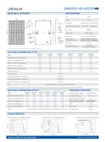 China JA 3.0 Panel Solar PERC 11BB 400W 405W 410W 425W 455W 455wp JAM54S30 GR JA Mono Solar Panel for sale