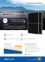 China JA 3.0 Panel Solar PERC 11BB 400W 405W 410W 425W 455W 455wp JAM54S30 GR JA Mono Solar Panel for sale