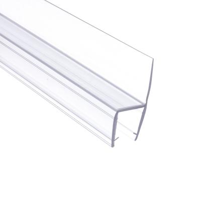 China Hot Sale 2024 PVC Bath Shower Screen with Durable Bottom Seal Strip Modern Curved Rubber Design 2-Year Warranty for Hotels for sale