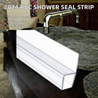 China Hot Sale 2024 PVC Bath Shower Screen with Durable Bottom Seal Strip Modern Curved Rubber Design 2-Year Warranty for Hotels for sale