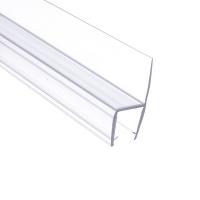China Hot Sale 2024 PVC Bath Shower Screen with Durable Bottom Seal Strip Modern Curved Rubber Design 2-Year Warranty for Hotels for sale