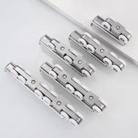 China Modern-Style Stainless Steel Sliding Door Guide Rail for Home Decor Hanging Wheel for Bedroom Balcony Window Pulley Track for sale