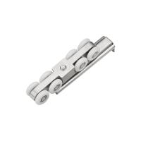 China Modern-Style Stainless Steel Sliding Door Guide Rail for Home Decor Hanging Wheel for Bedroom Balcony Window Pulley Track for sale