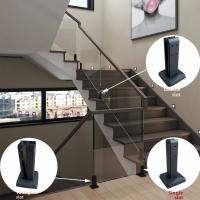China Aluminum Magnesium Thickened Swimming Pool Clip Staircase Guardrail Handrail Base Punch-Free Fixing Step Ladder Clips Xiongfeng for sale