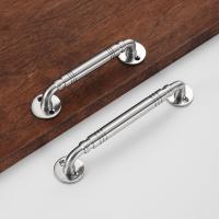 China Modern Simple Design Stainless Steel Handle for Wooden Dresser Door Thickened Exposed Living Room Cabinets Wood for Bathroom Use for sale