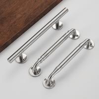 China Modern Simple Design Stainless Steel Handle for Wooden Dresser Door Thickened Exposed Living Room Cabinets Wood for Bathroom Use for sale