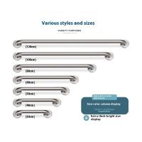 China XF Barrier-Free Stainless Steel Handrail Elderly School Safety Non-Slip Wall-Mounted Modern Bathroom Grab Bar Brush-Finished for sale