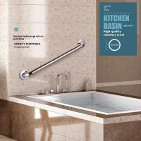 China XF Barrier-Free Stainless Steel Handrail Elderly School Safety Non-Slip Wall-Mounted Modern Bathroom Grab Bar Brush-Finished for sale
