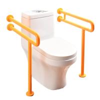 China Non-Slip U-Shaped Wall-Mounted Bathroom Safety Grab Bar ABS+Stainless Steel Nylon Surface 60x70cm Eco-Friendly Modern Hospital for sale