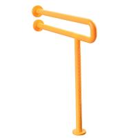 China Non-Slip U-Shaped Wall-Mounted Bathroom Safety Grab Bar ABS+Stainless Steel Nylon Surface 60x70cm Eco-Friendly Modern Hospital for sale