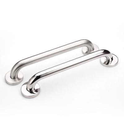 China 304 Stainless Steel Non-Slip Knurled Grab Bar Straight Bathroom Safety Handrail Brush Finish Elderly Care Shower Hospitals for sale