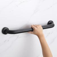 China 304 Stainless Steel Non-Slip Knurled Grab Bar Straight Bathroom Safety Handrail Brush Finish Elderly Care Shower Hospitals for sale