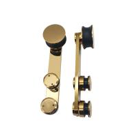China Modern Style 304 Stainless Steel Shower Room Glass Sliding Door Hardware Screw 25 Tube Pulley Hanging Wheel Durable XF Brand for sale