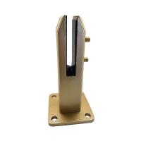 China Modern Stainless Steel Glass Stair Handrail Guardrail DIY Fixing Clip Balcony Stamping Base Swimming Pool Bathroom Hotel for sale