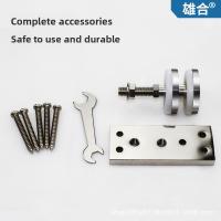China Modern Design Stainless Steel Hanging Wheel Foldable Door Pulley Sliding Rail for Window Rollers Universal for All Hotels Hotel for sale