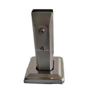 China Modern 304 Stainless Steel Wall-Mounted Tempered Glass Clip for Balcony Swimming Pools Punch-Free Base Railings Staircases 201 for sale