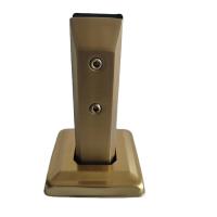 China Modern 304 Stainless Steel Wall-Mounted Tempered Glass Clip for Balcony Swimming Pools Punch-Free Base Railings Staircases 201 for sale