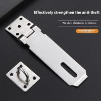 China Modern Style Thickened Anti-Theft Stainless Steel Door Latch Lock Padlock Factory Direct Sale Kitchen Window Furniture Locks for sale