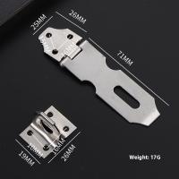 China Modern Style Thickened Anti-Theft Stainless Steel Door Latch Lock Padlock Factory Direct Sale Kitchen Window Furniture Locks for sale