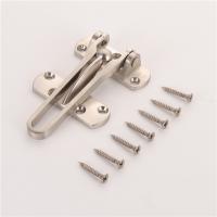 China Modern Black Anti-Theft Chain Lock for Hotels Stainless Steel Anti-Lock Door Bolt Security Furniture Hardware for Living Room for sale