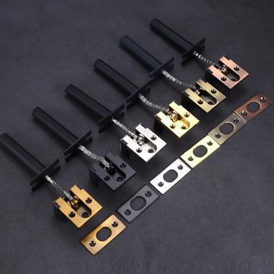 China Modern Hotel Anti-Theft Door Chain Concealed Zinc Alloy Buckle Satin Finish Invisible Style PVC Door Bolt Stainless Steel for sale