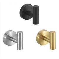 China Modern High-Capacity Coat Hooks for Efficient Organization Sleek and Resilient Stainless Steel Design for Hotels and Home Use for sale